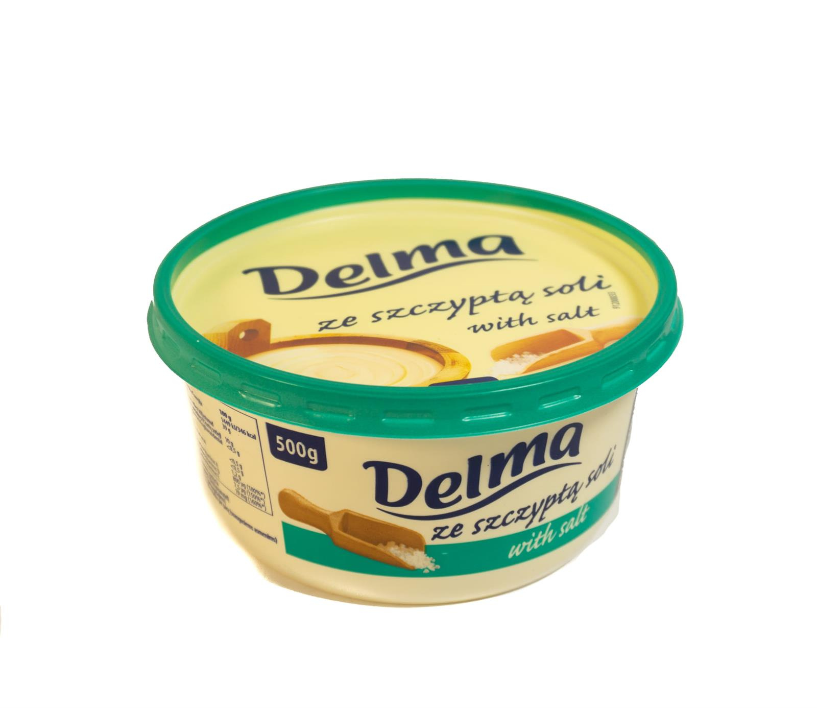 Margaryna Delma Szczypta Soli 500g | Nabiał \ Masło, margaryny ...