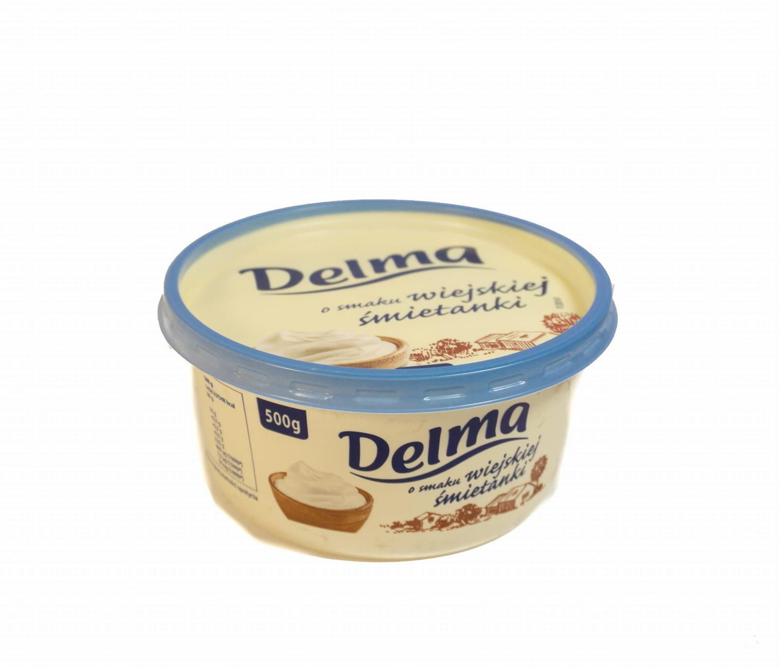 Margaryna Delma Wiejska Śmietan. 500g | Nabiał \ Masło, margaryny ...