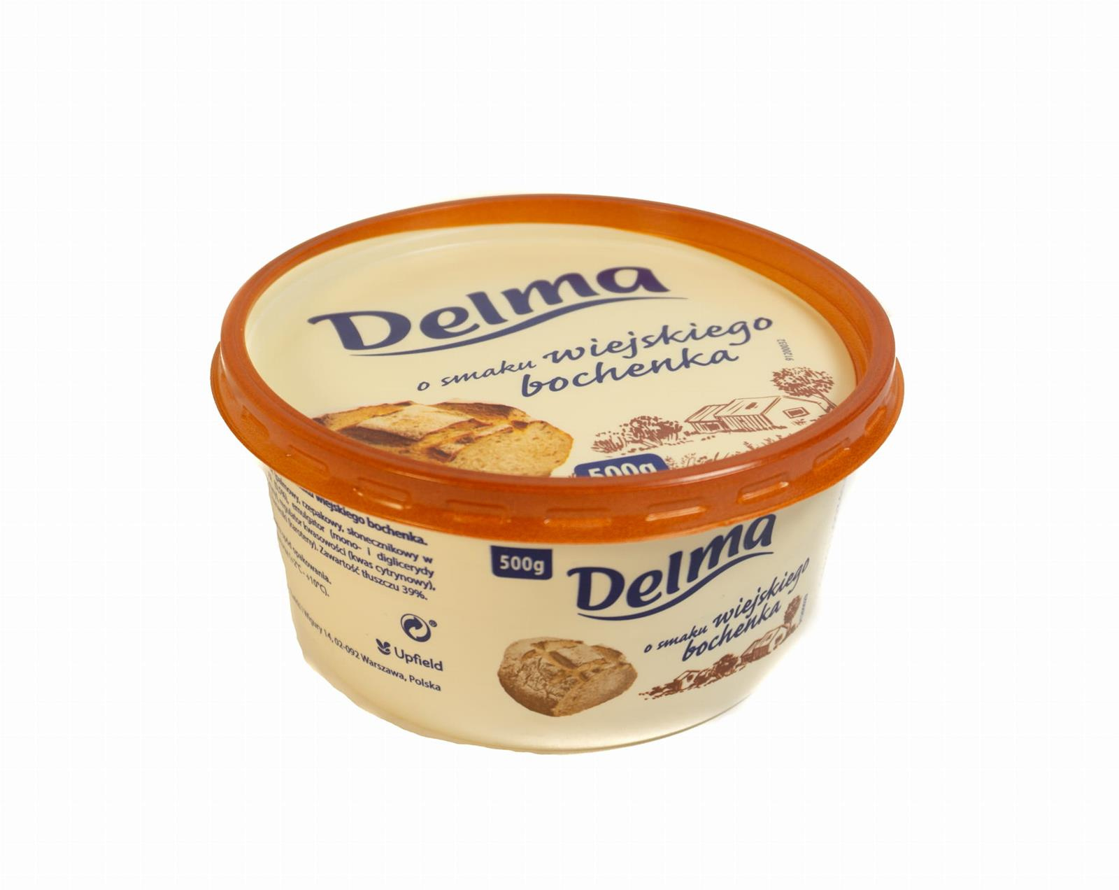 Margaryna Delma Wiejski Bochenek 500g | Nabiał \ Masło, margaryny ...