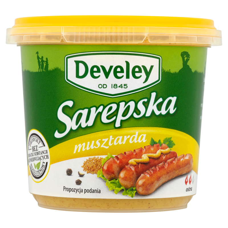 Musztarda Sarepska DEVELEY 210g | Spożywcze \ Sosy, oleje, ocet ...