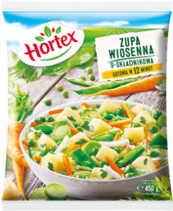 Zupa Wiosenna 9-składnikowa HORTEX 450g | Mrożonki \ Zupy mrożone | E-Sużyw