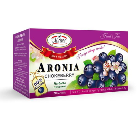 Malwa Tea Exp. /20 tor./ Aronia | Spożywcze \ Kawy, herbaty, kakao ...